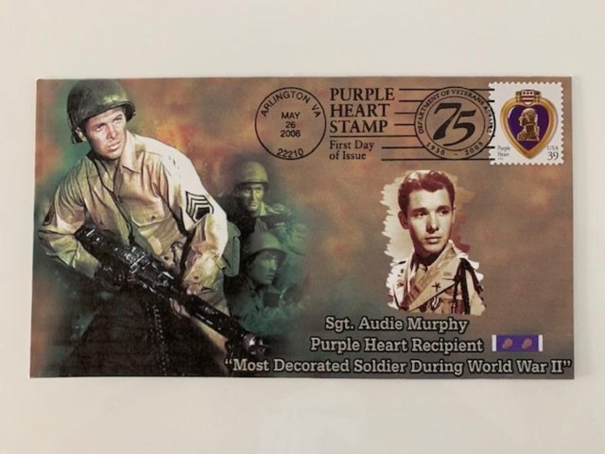 Sgt. Audie Murphy First Day Cover | EstateSales.org