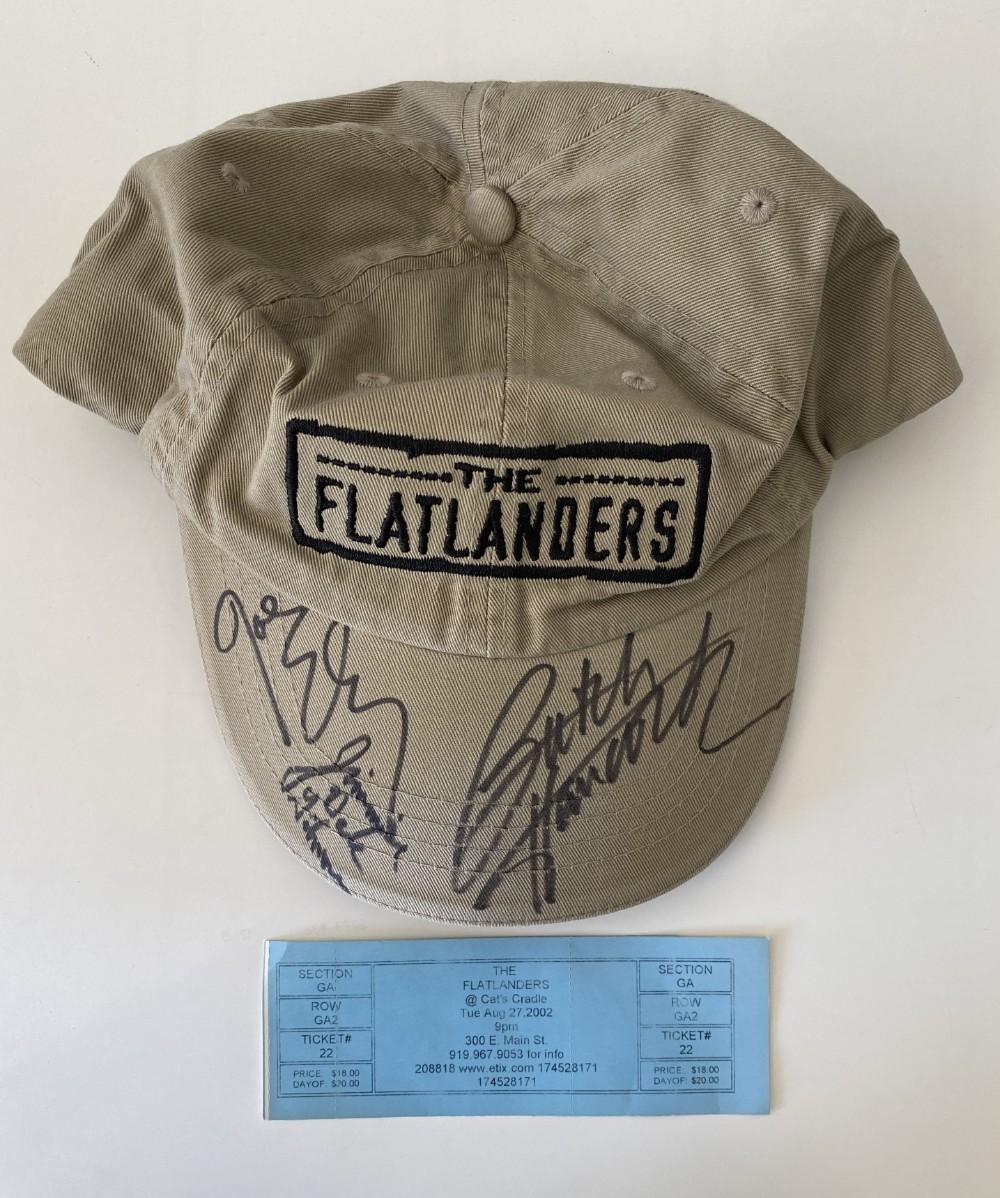 The Flatlanders signed tour hat | EstateSales.org