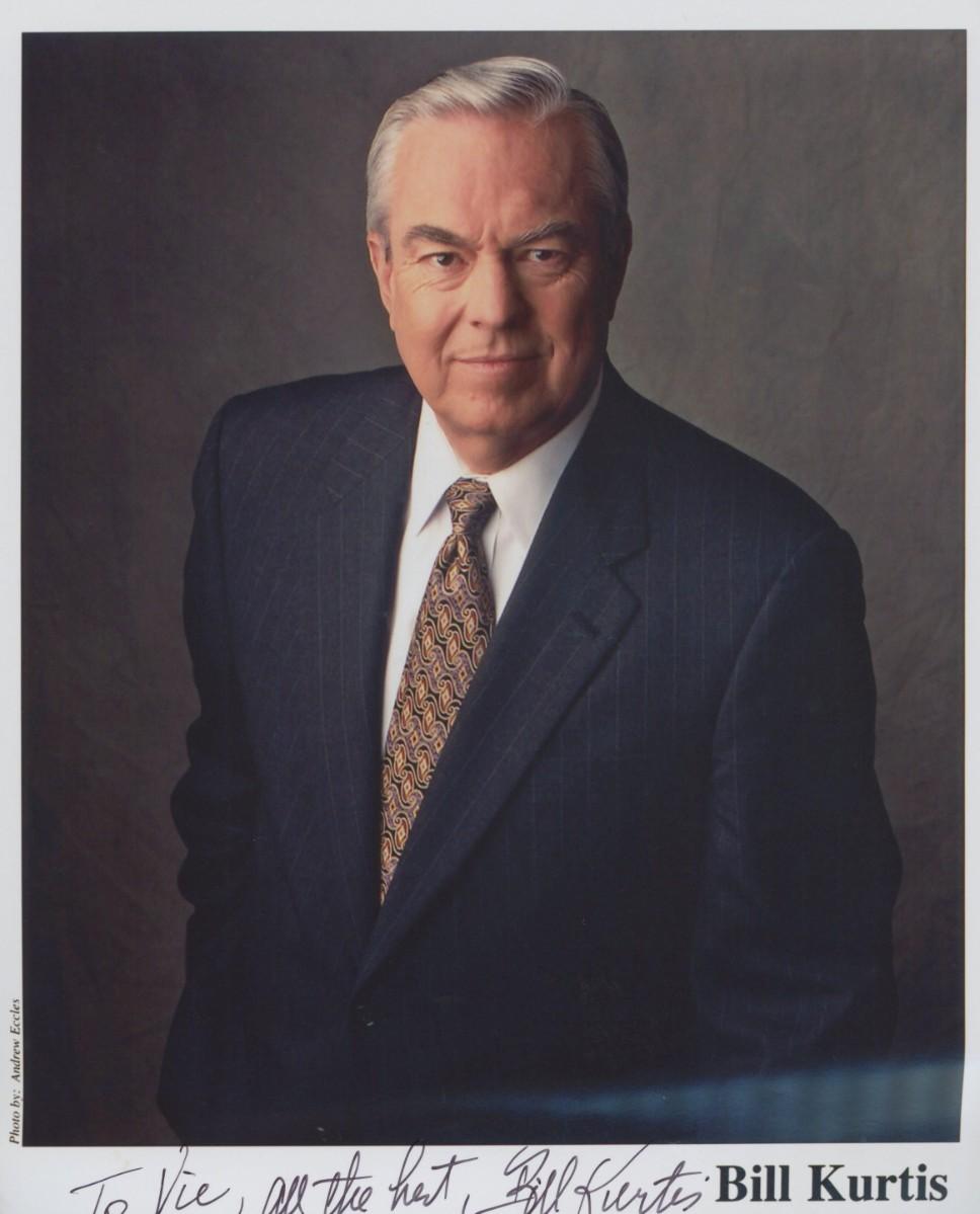 Bill Kurtis signed photo | EstateSales.org