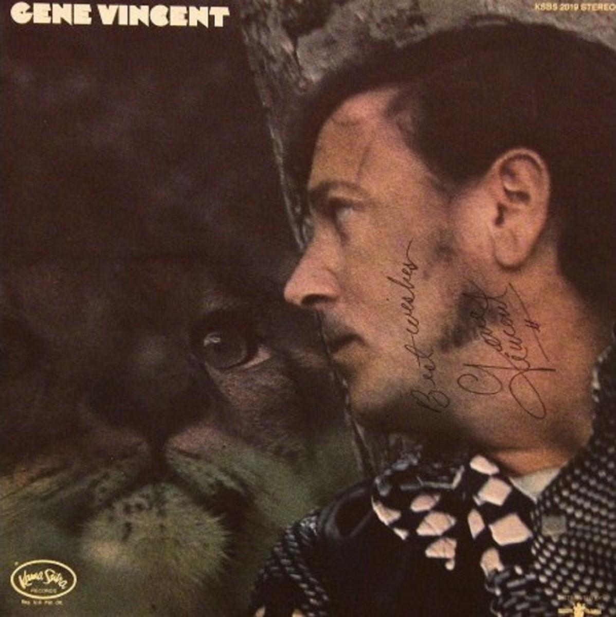 Gene Vincent signed debut album "Gene Vincent" | EstateSales.org