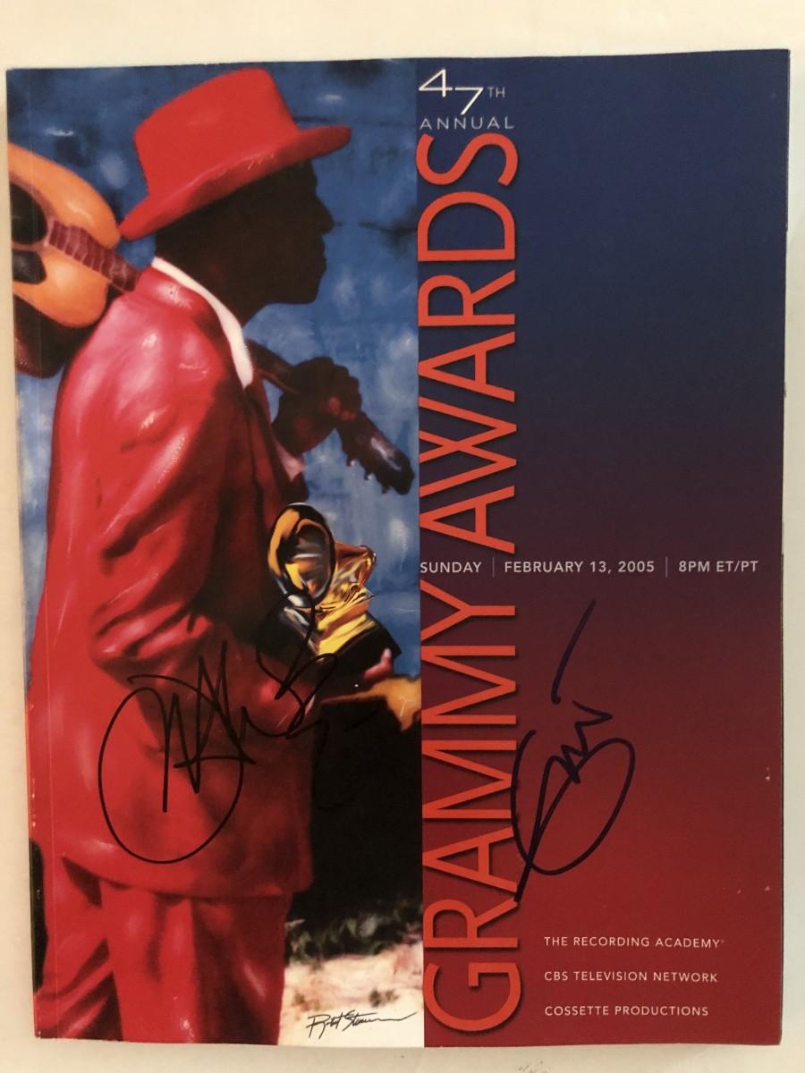 Eric Clapton and John Mayer signed 47th Annual Grammy Awards attendees ...
