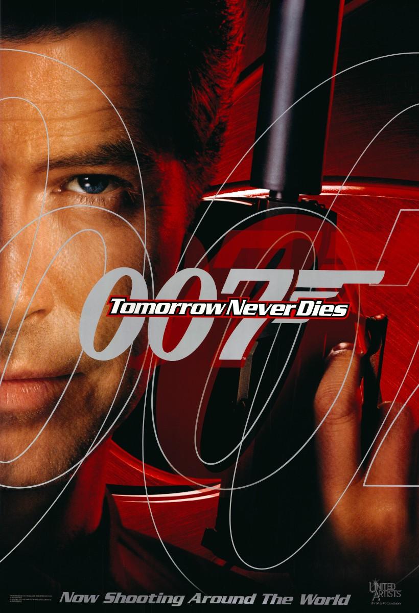 007 Tomorrow Never Dies 1997 original advance sheet double sided movie ...