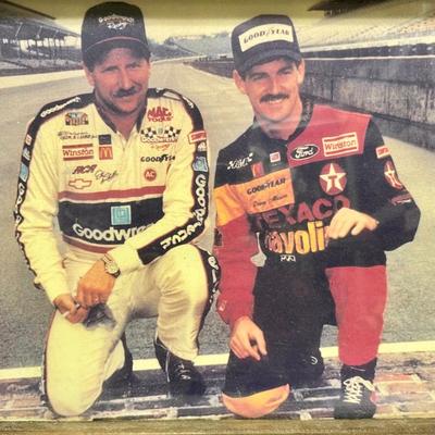 NASCAR 1992 Dale Earnhardt and Davey Allison | EstateSales.org