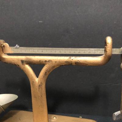 LOT 45U: Vintage Brown & Sharpe Mfg Co Brass Scale | EstateSales.org