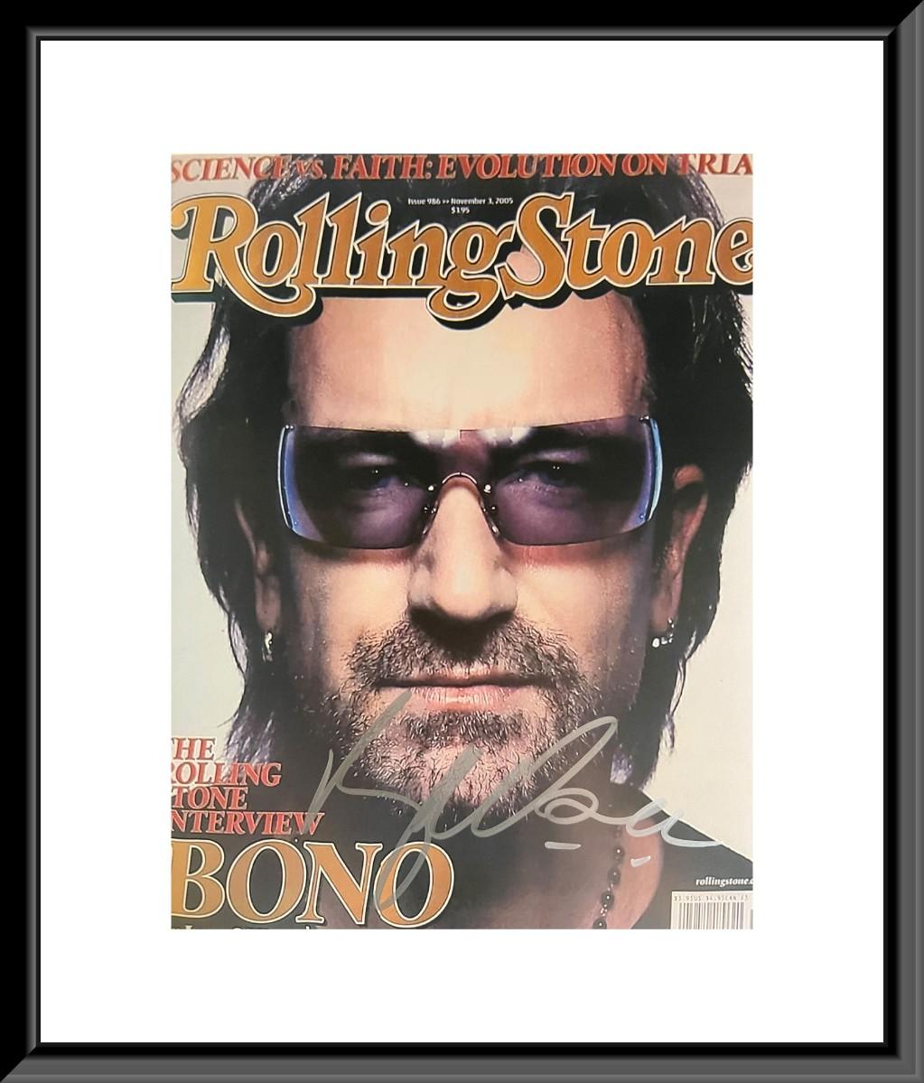 U2 Bono signed photo | EstateSales.org