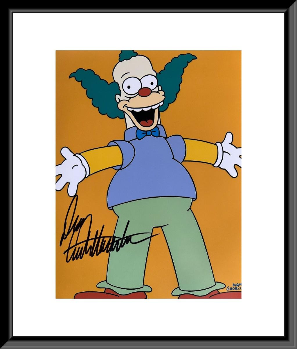 The Simpsons Krusty the Clown Dan Castellaneta signed photo ...