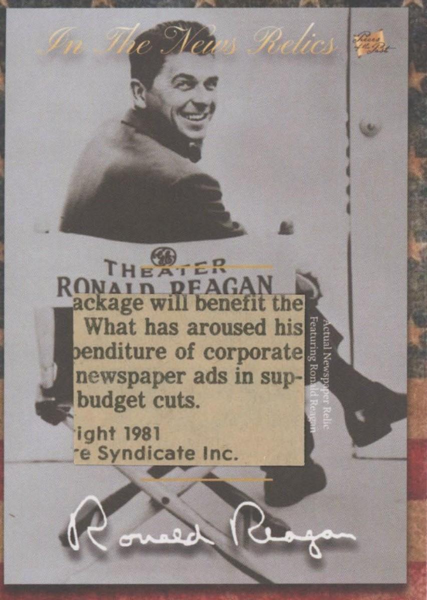Ronald Reagan newspaper relic | EstateSales.org