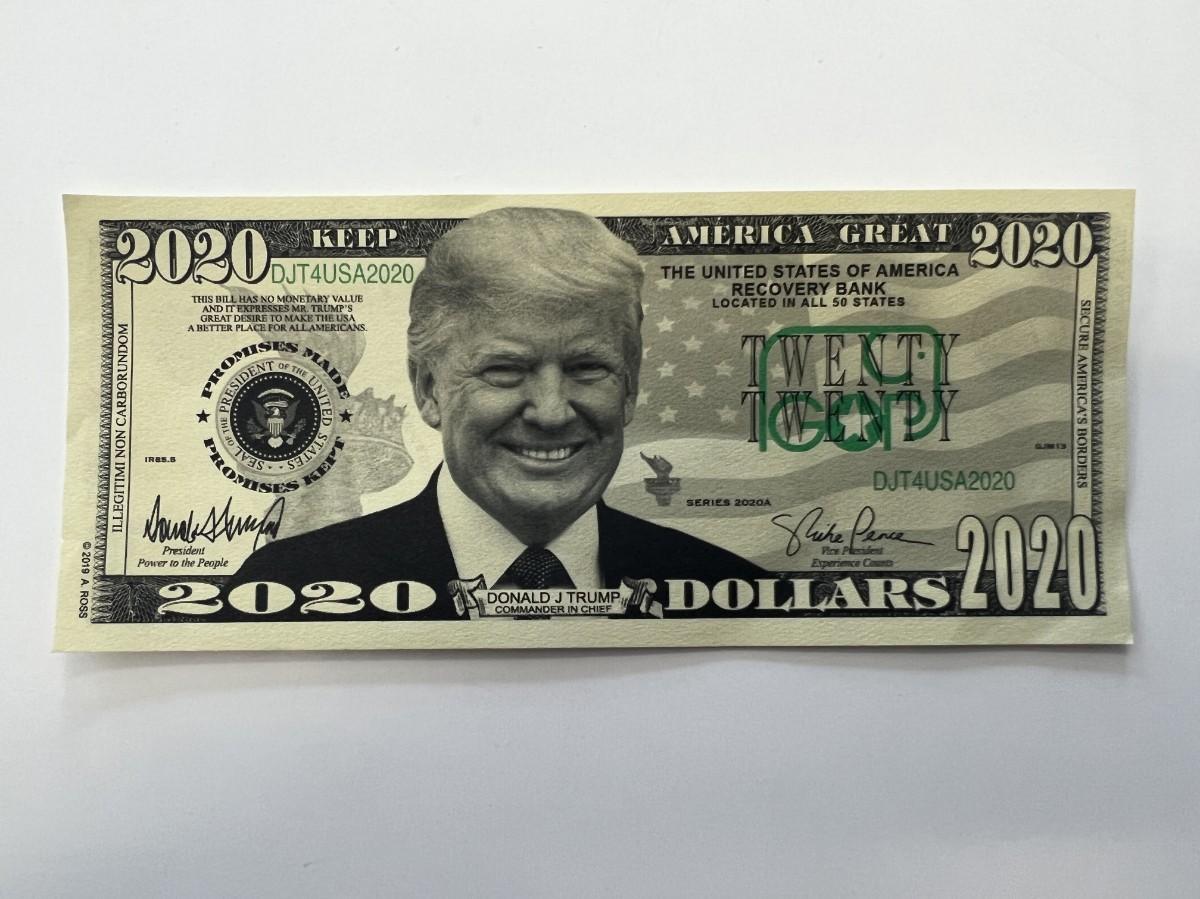 Donald Trump Keep America Great 2020 dollar bill | EstateSales.org