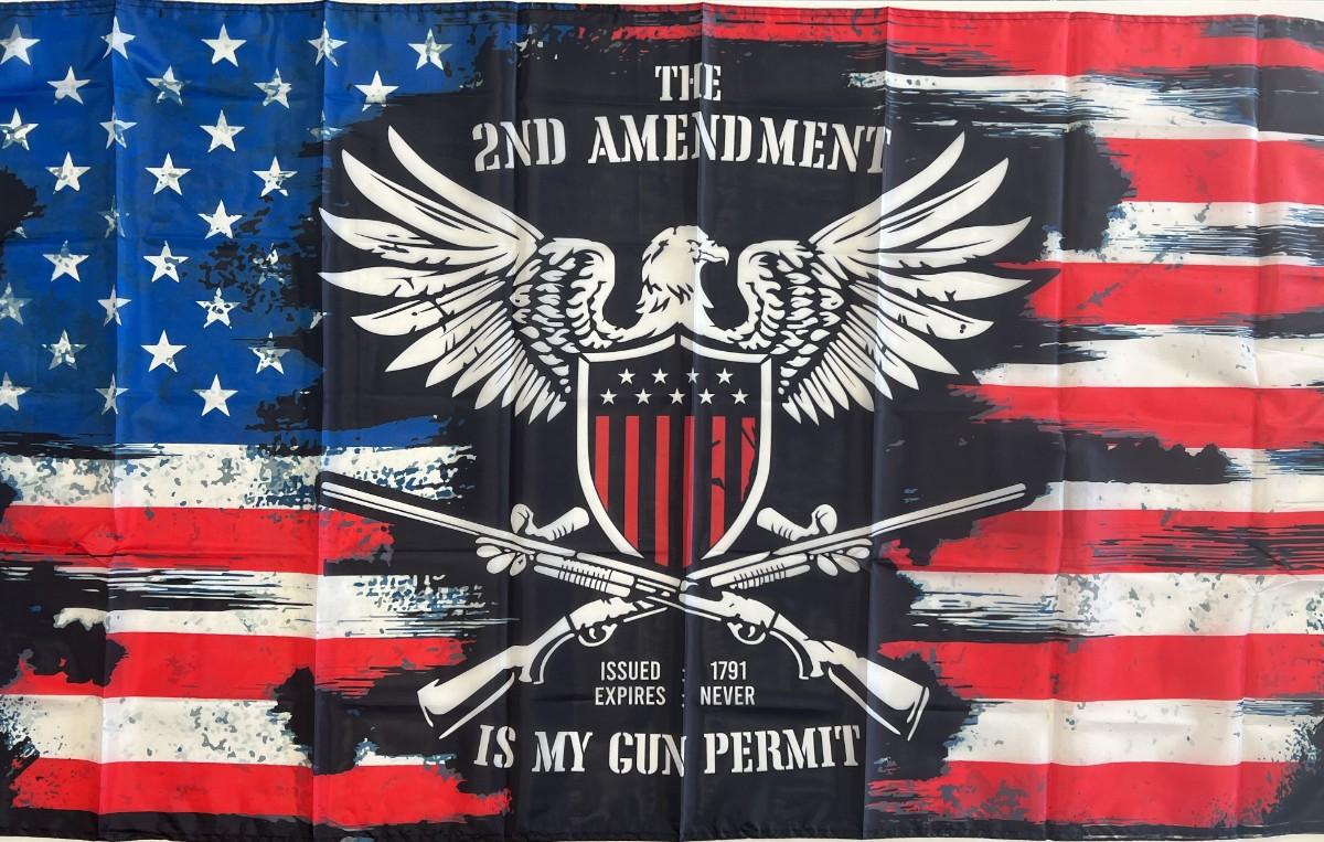 2nd Amendment American flag | EstateSales.org