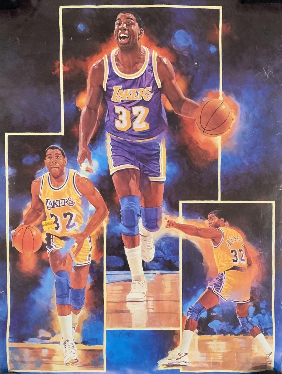 Magic Johnson poster | EstateSales.org