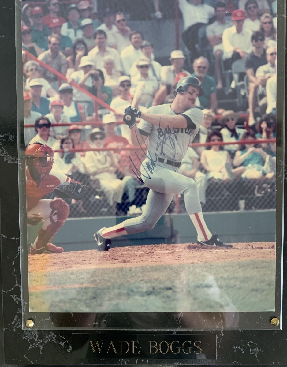 Wade Boggs signed photo | EstateSales.org