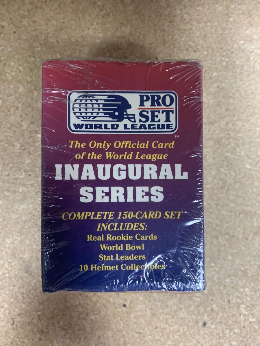 World League Inaugural Series football card box | EstateSales.org