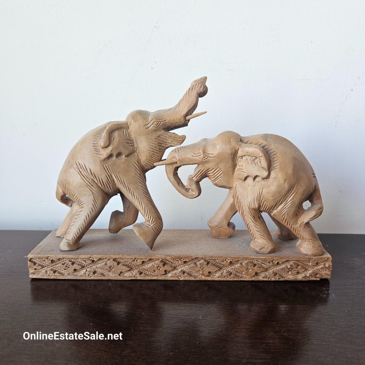 FIGHTING ELEPHANTS | EstateSales.org