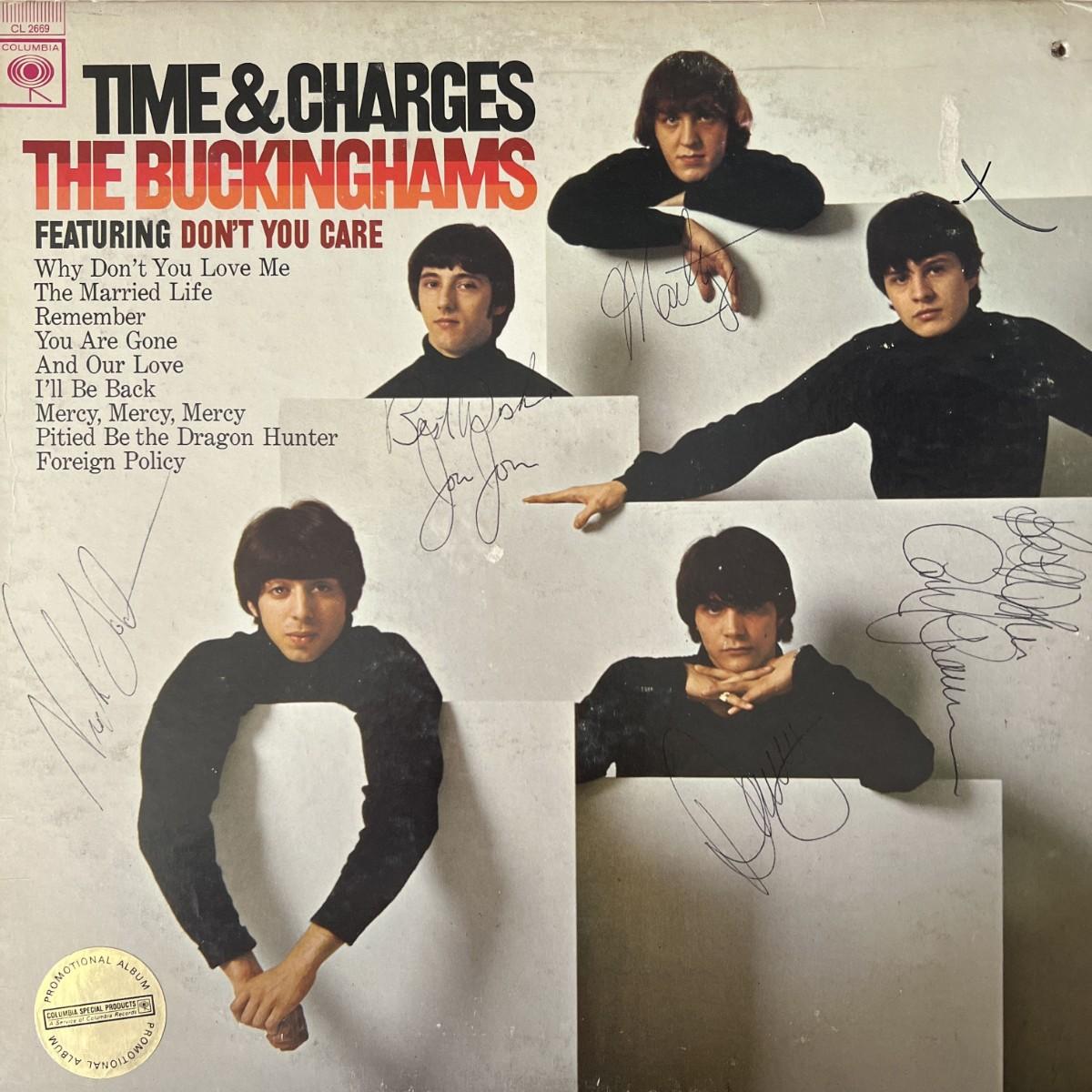The Buckinghams Time & Charges signed album | EstateSales.org