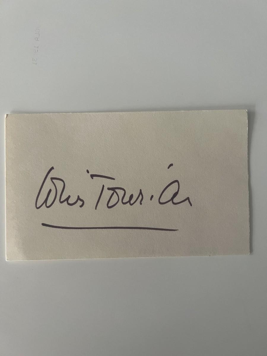 Louis Jourdan original signature | EstateSales.org