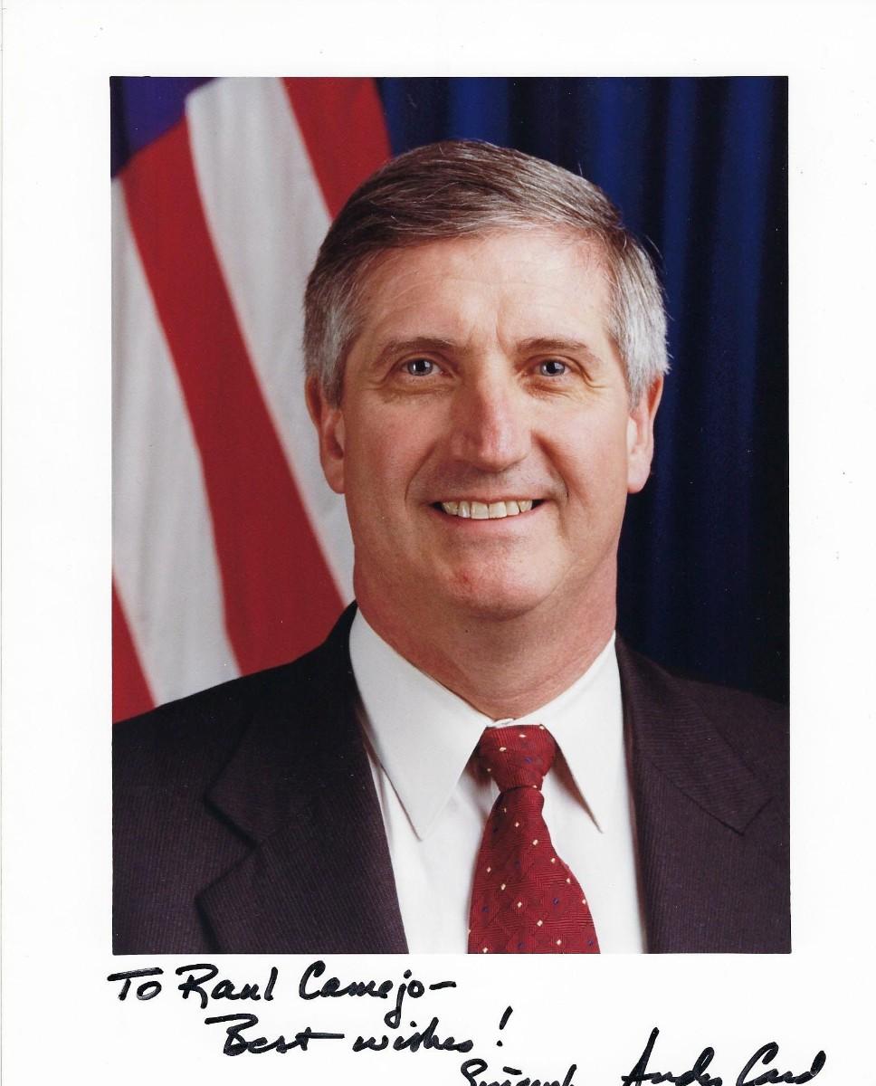 Chief of Staff Andy Card signed photo | EstateSales.org