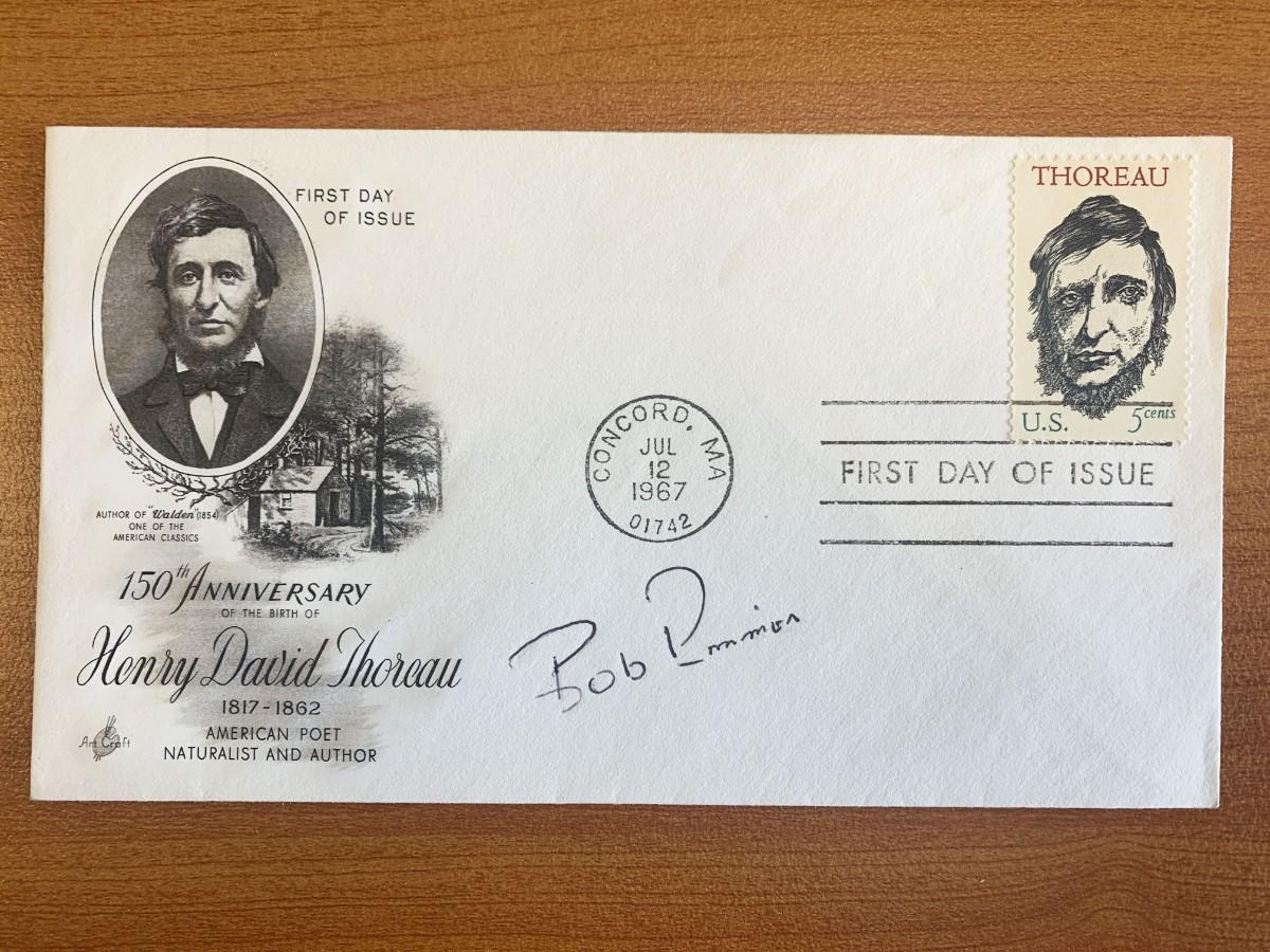 Robert H Rimmer signed first day cover | EstateSales.org