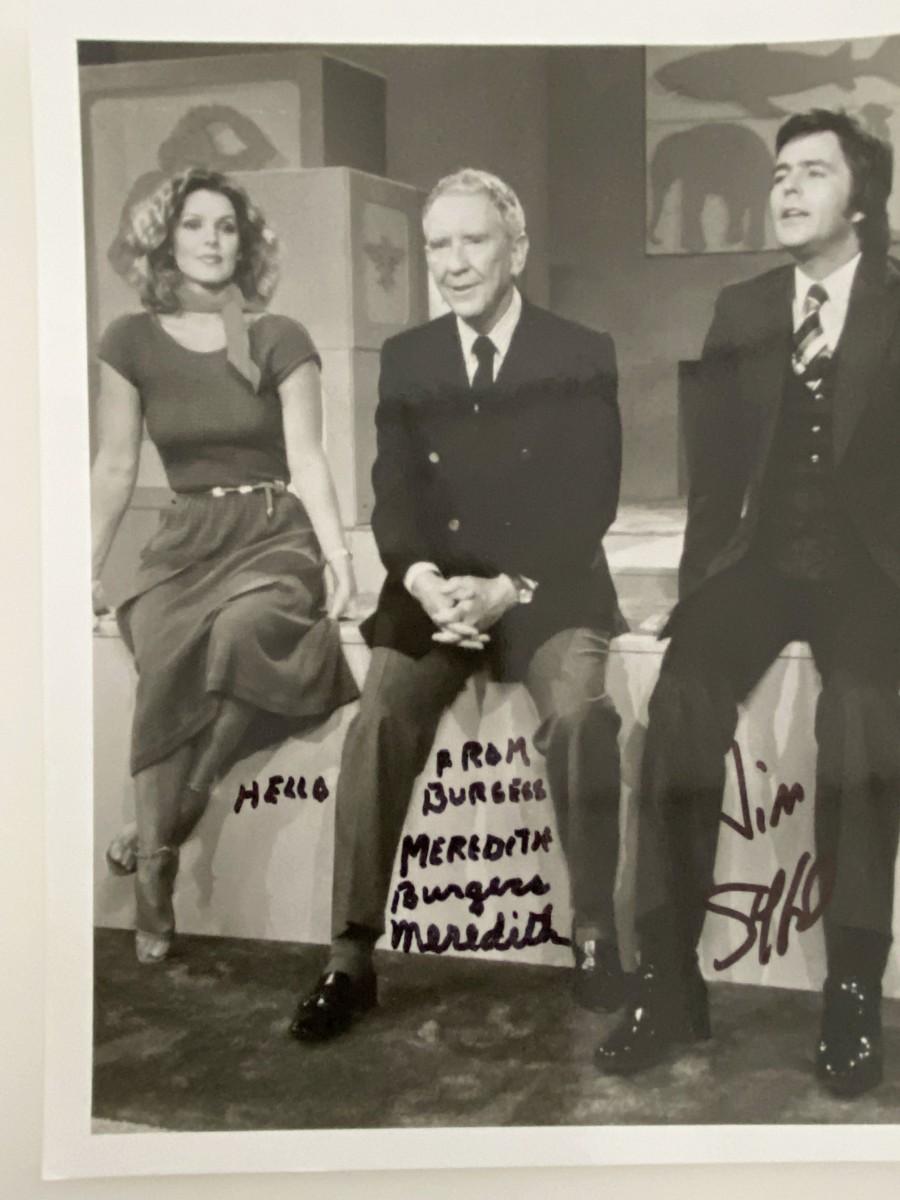 Those Amazing Animals Burgess Meredith and Jim Stafford signed photo ...