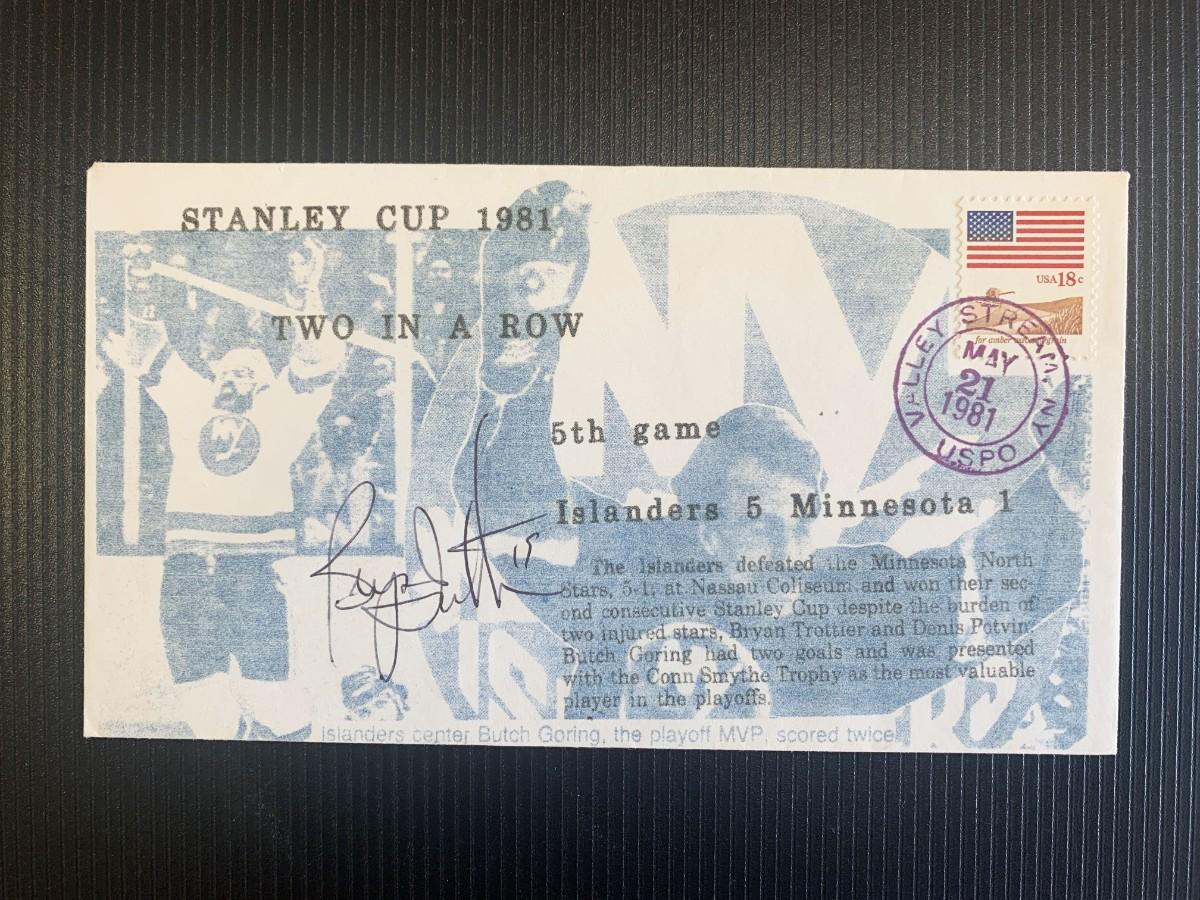 NHL Butch Goring signed first day cover | EstateSales.org