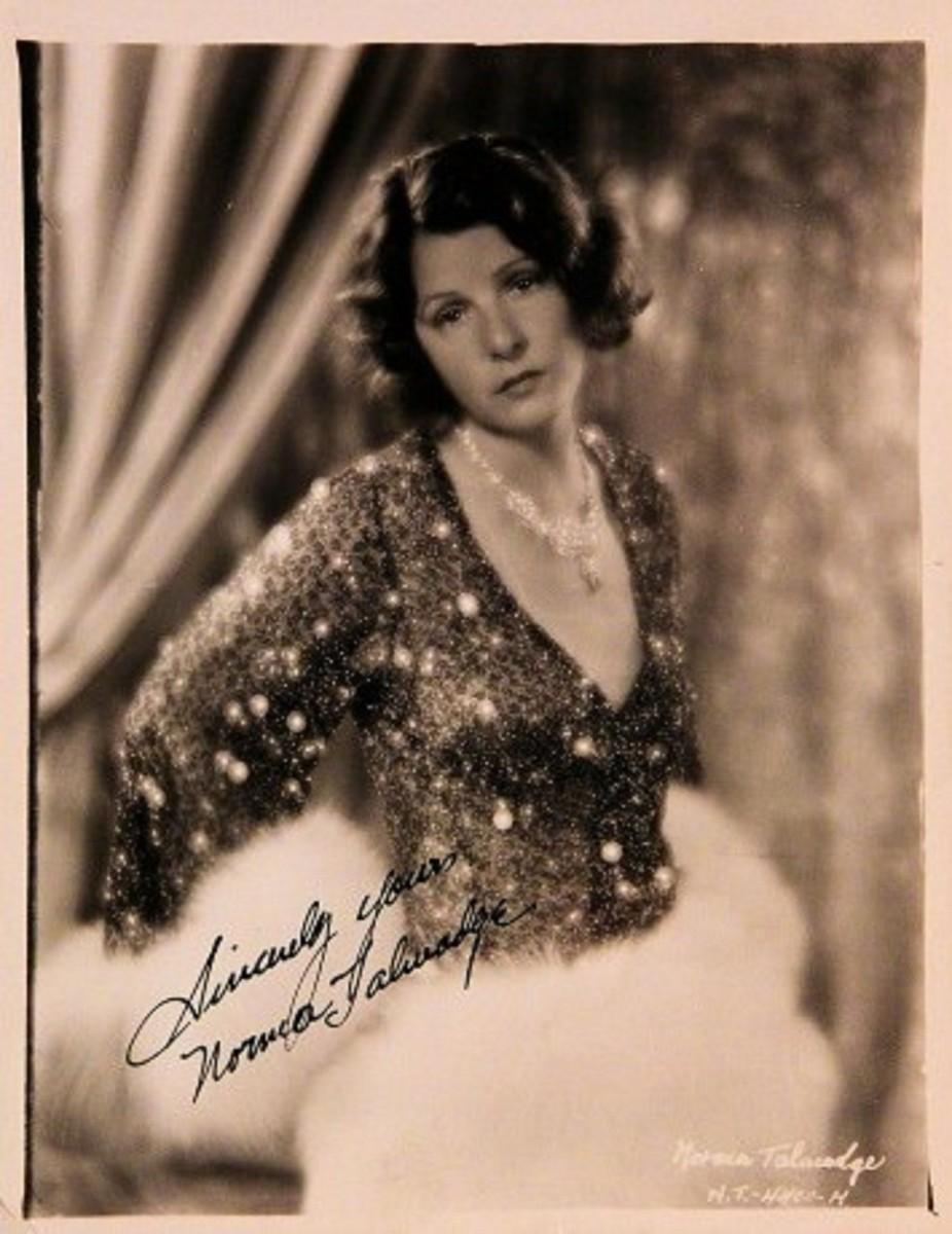Norma Talmadge signed portrait photo | EstateSales.org