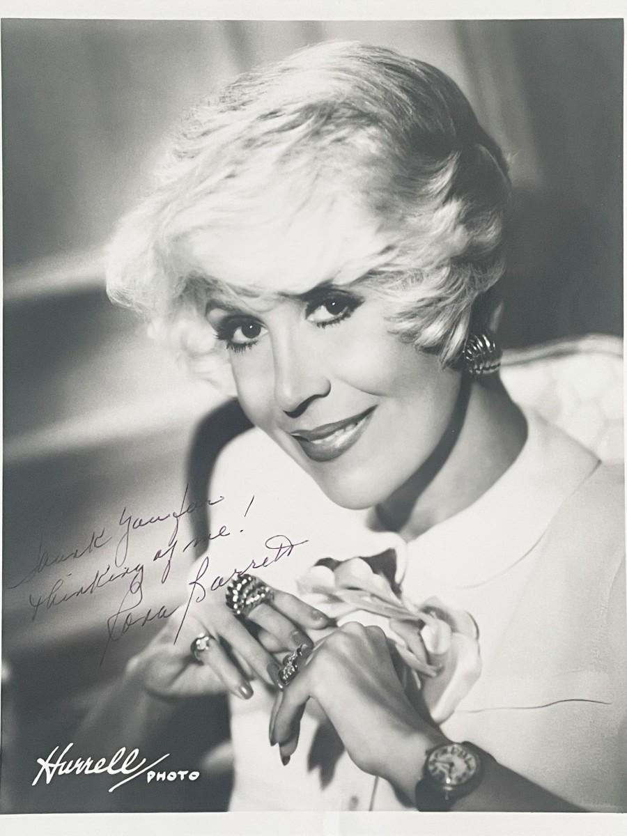 Rona Barrett signed photo | EstateSales.org