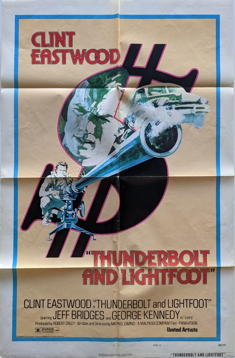 Thunderbolt and Lightfoot original 1974 vintage movie poster ...