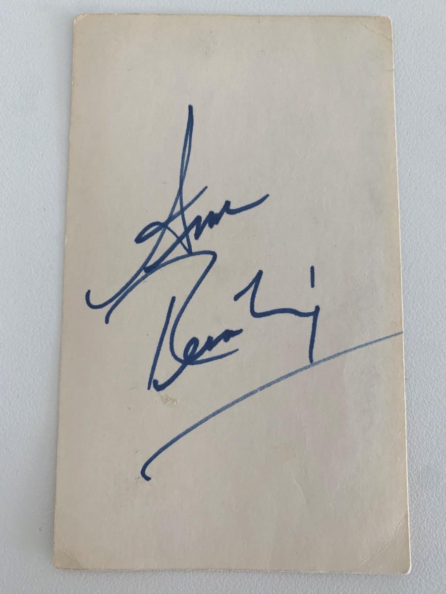 Ann Reinking original signature | EstateSales.org