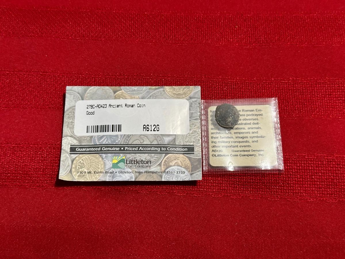 ANCIENT ROMAN COIN (27 B.C. - A.D. 423) | EstateSales.org