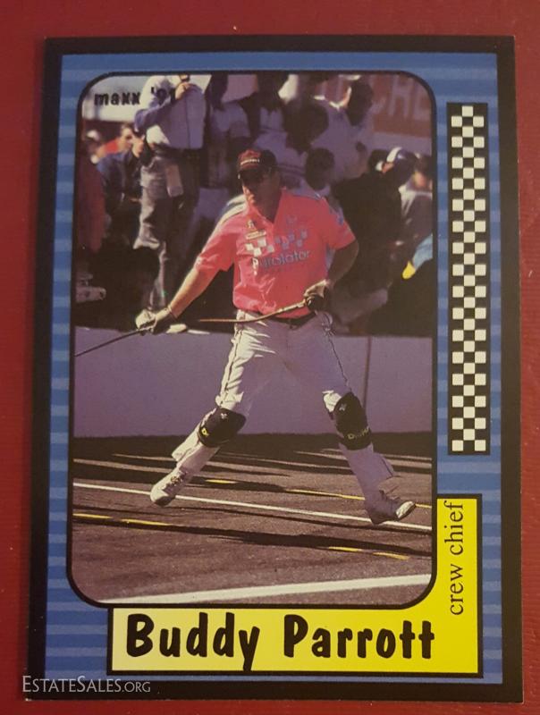 Buddy Parrott NASCAR Racing Card | EstateSales.org