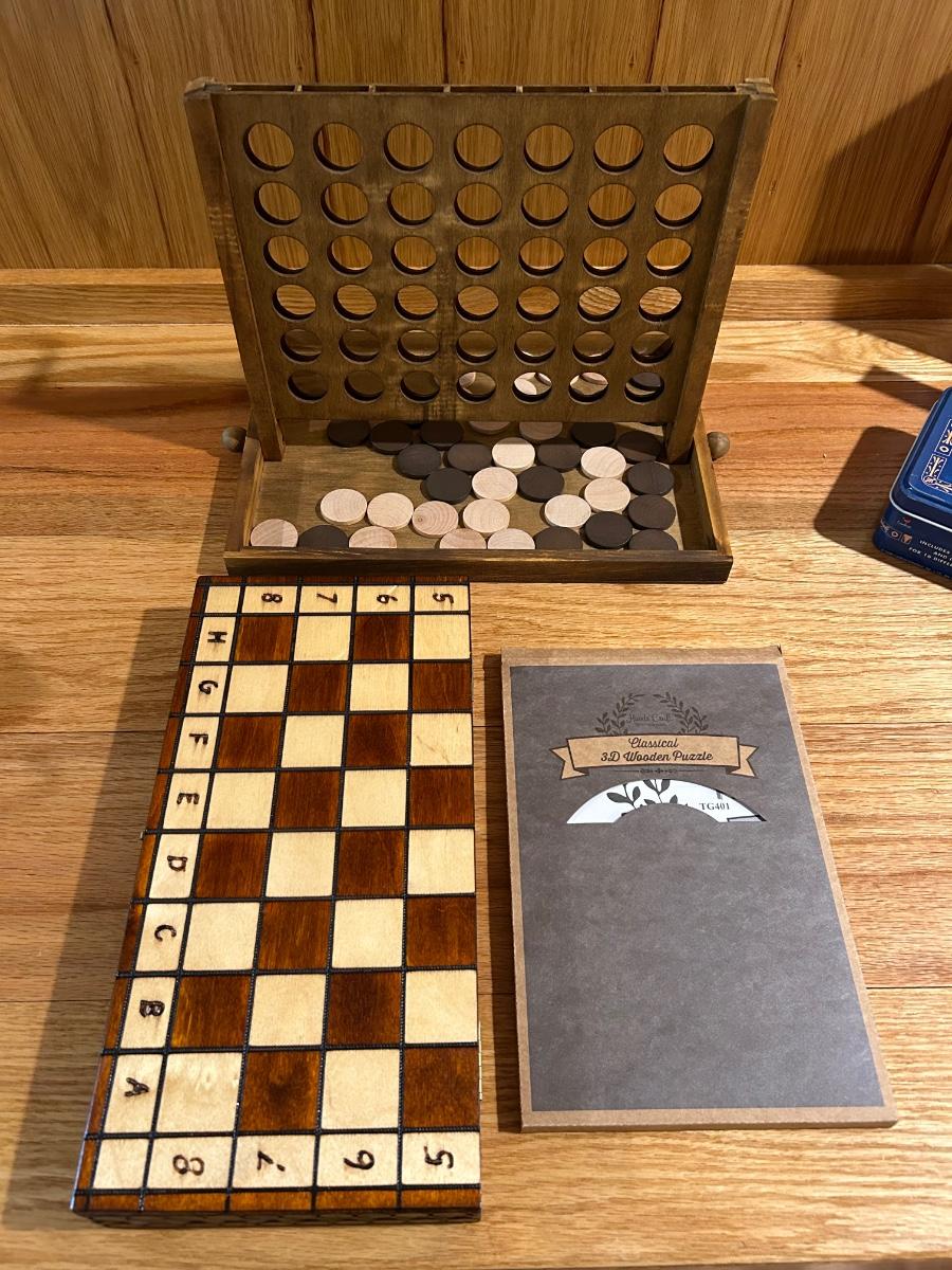 Wooden Game Lot | EstateSales.org