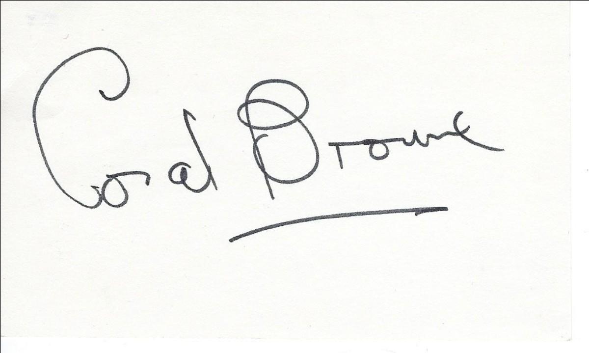 Coral Browne original signature | EstateSales.org