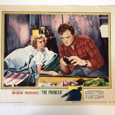 The Prowler original 1951 vintage lobby card | EstateSales.org