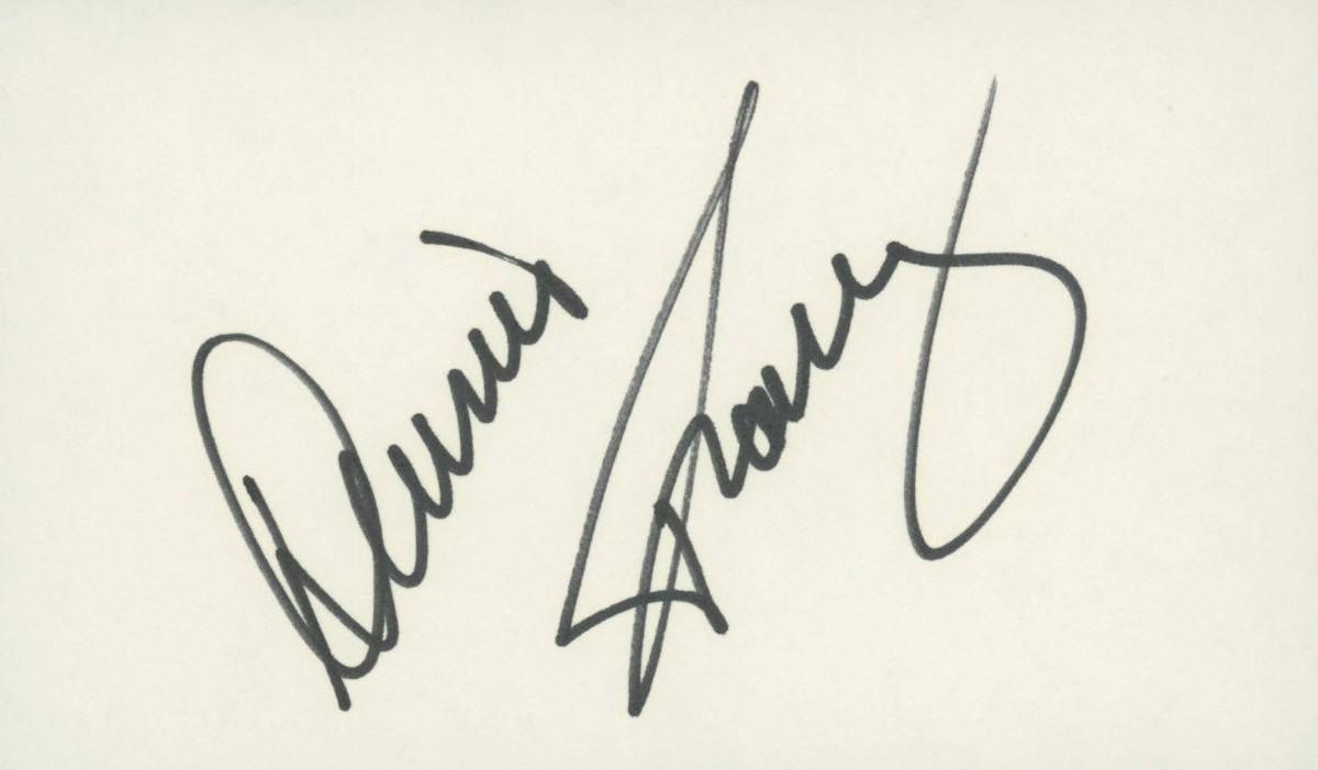 Dennis Franz NYPD Blue signature cut | EstateSales.org