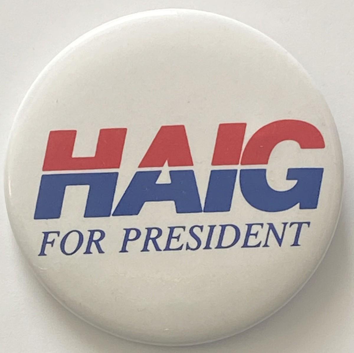 Alexander Haig campaign pin | EstateSales.org