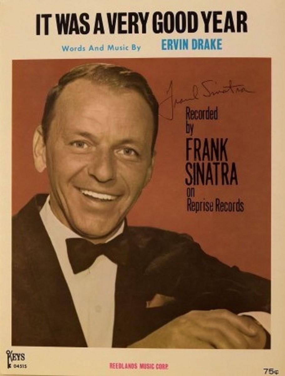 Frank Sinatra signed sheet music | EstateSales.org