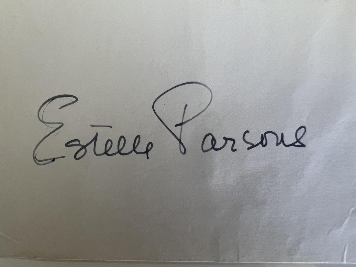 Estelle Parsons original signature | EstateSales.org