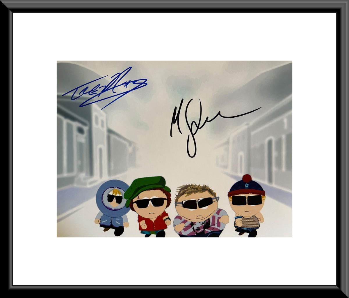 South Park Trey Stone and Matt Parker signed photo | EstateSales.org