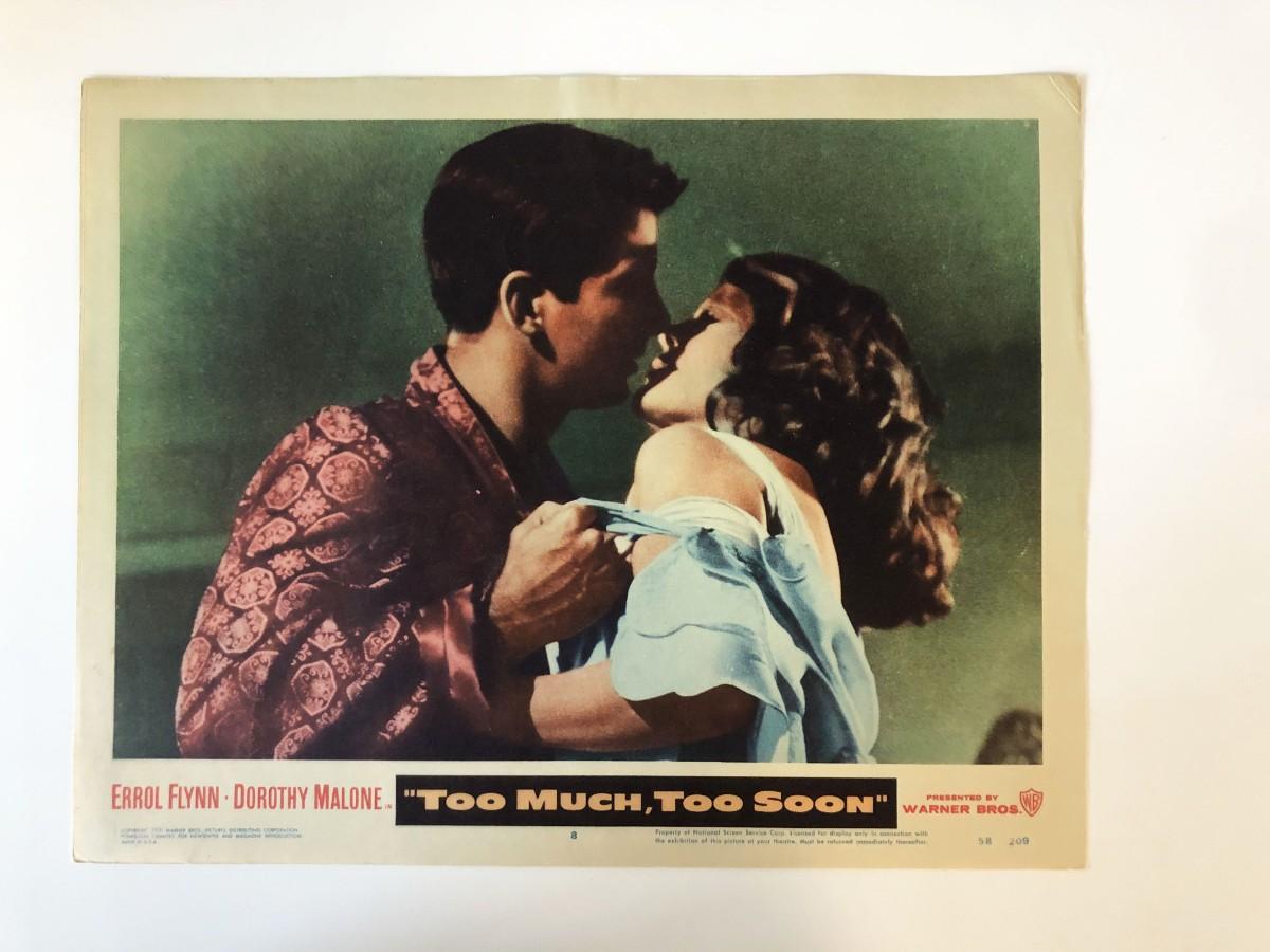 Too Much, Too Soon original 1958 vintage lobby card | EstateSales.org