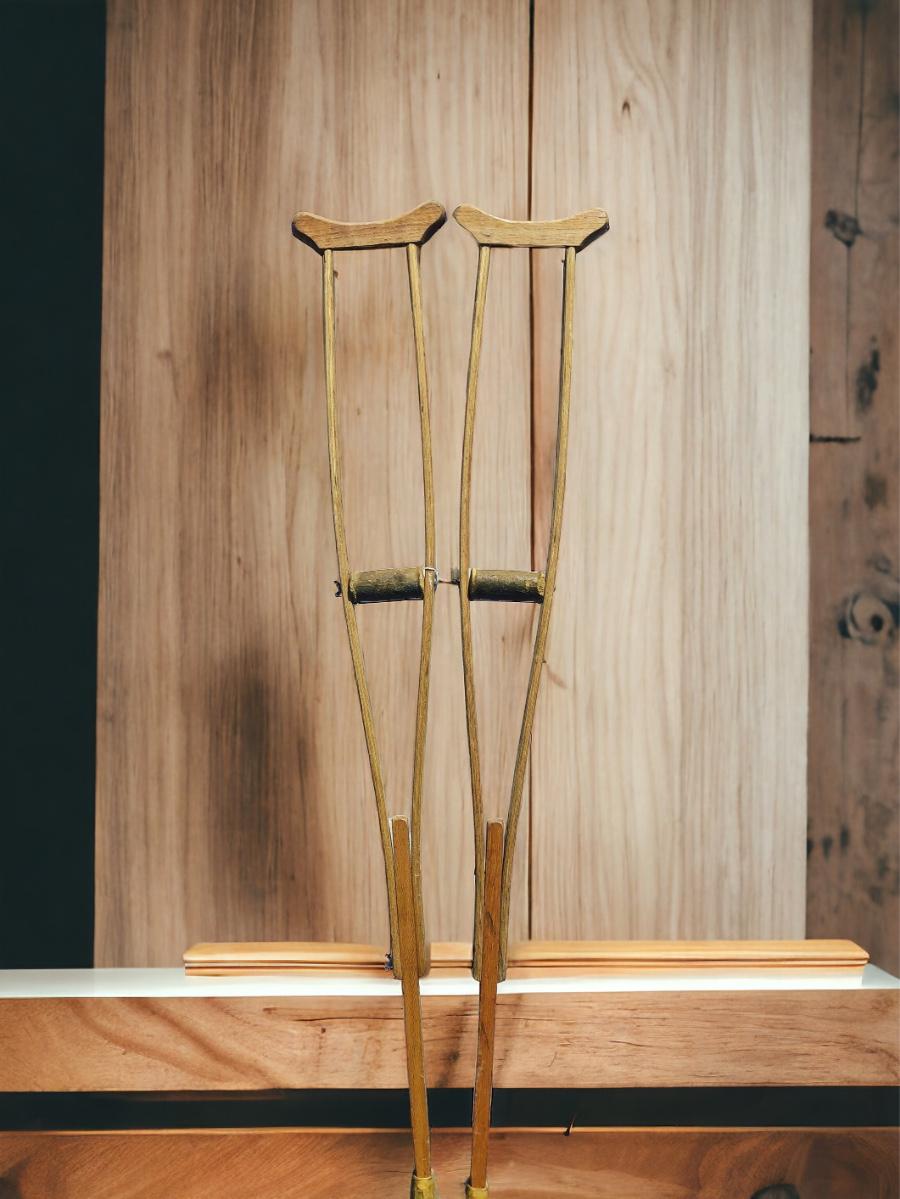 Antique Wooden Crutches | EstateSales.org