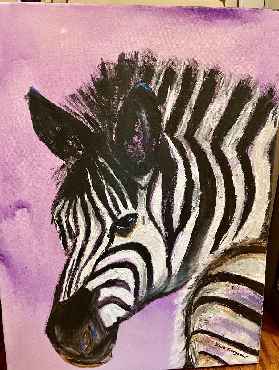 Zebra Painting | EstateSales.org