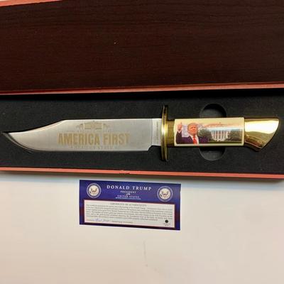 LOT 200 B: Donald Trump Bowie Knife Collection: "America First ...