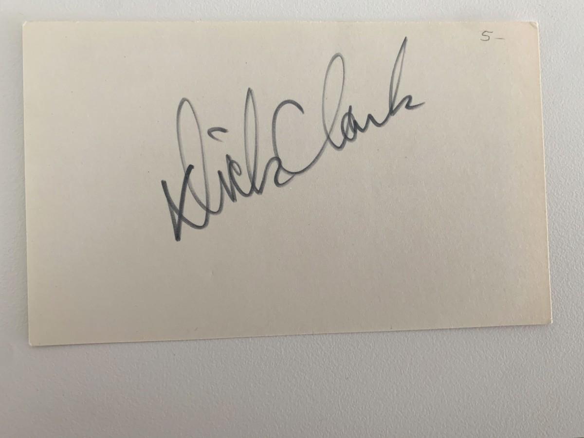 Iowa Senator Dick Clarence Clark original signature | EstateSales.org