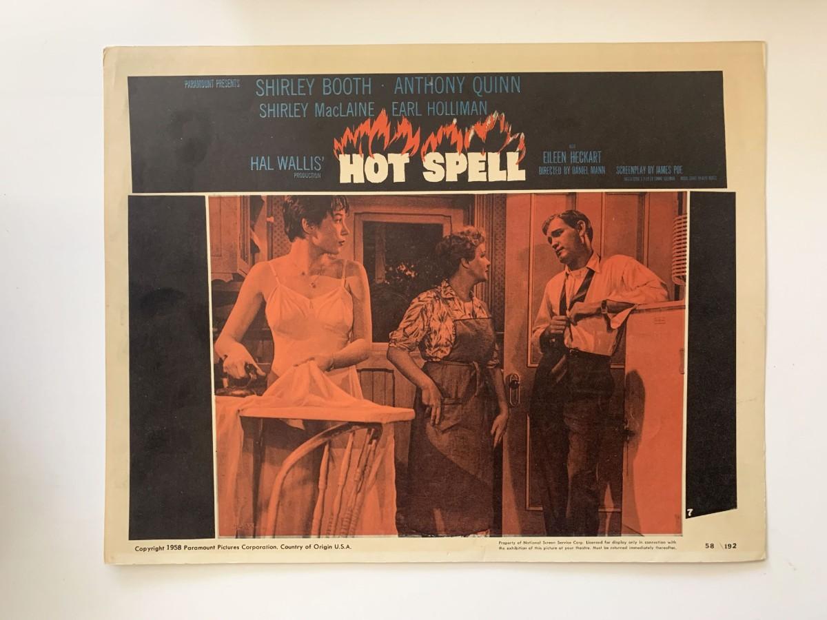Hot Spell original 1958 vintage lobby card | EstateSales.org