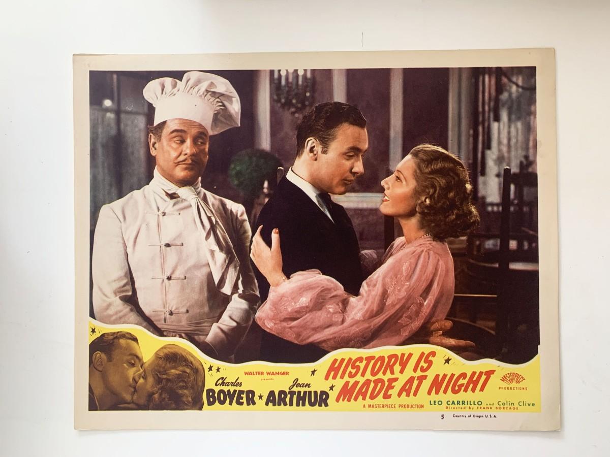 History Is Made at Night original 1937 vintage lobby card | EstateSales.org