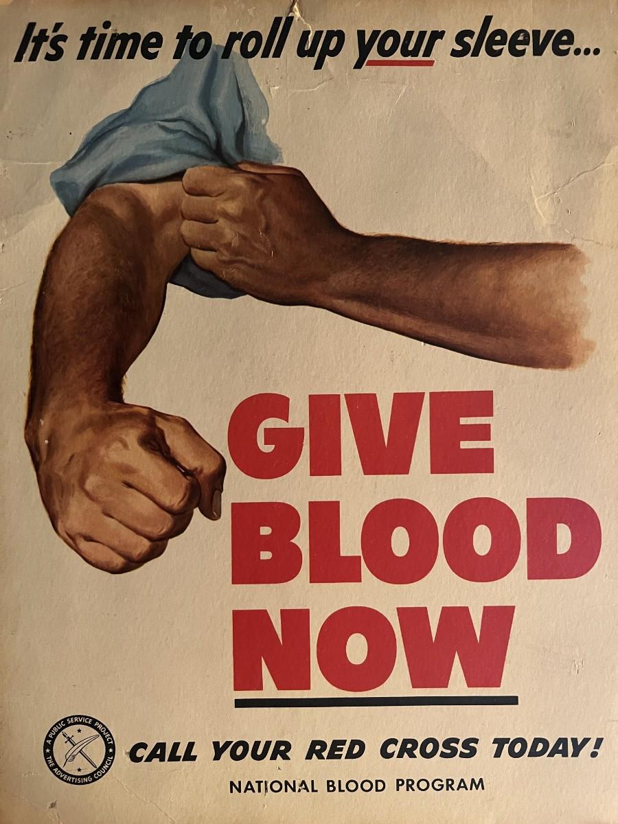 Vintage Red Cross poster. 11x14 inches | EstateSales.org