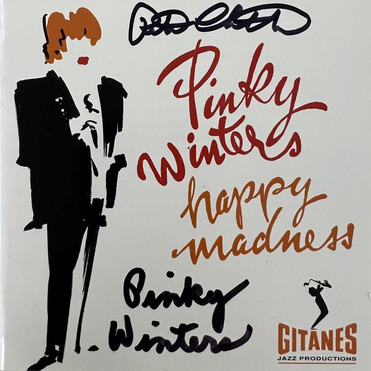 Pinky Winters Happy Madness signed CD | EstateSales.org