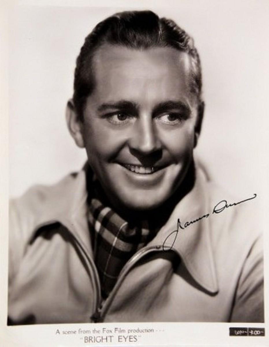 James Dunn signed portrait photo | EstateSales.org