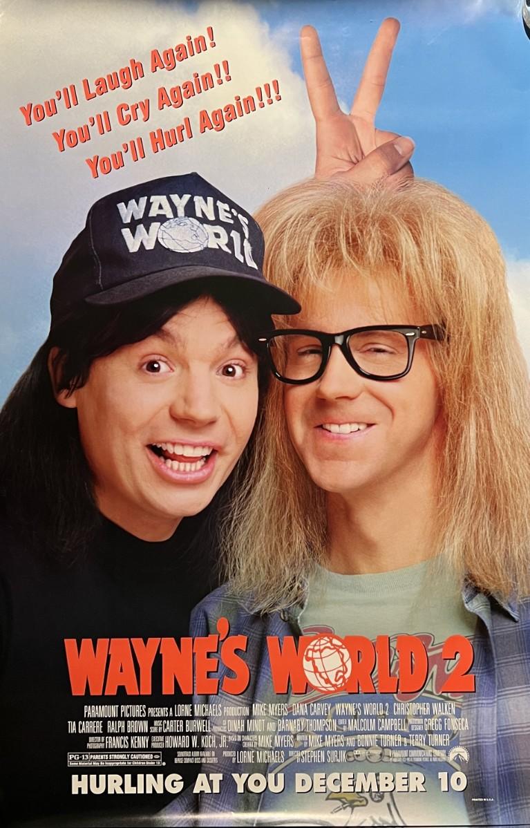 Wayne's World 2 1993 Original Movie Poster | EstateSales.org