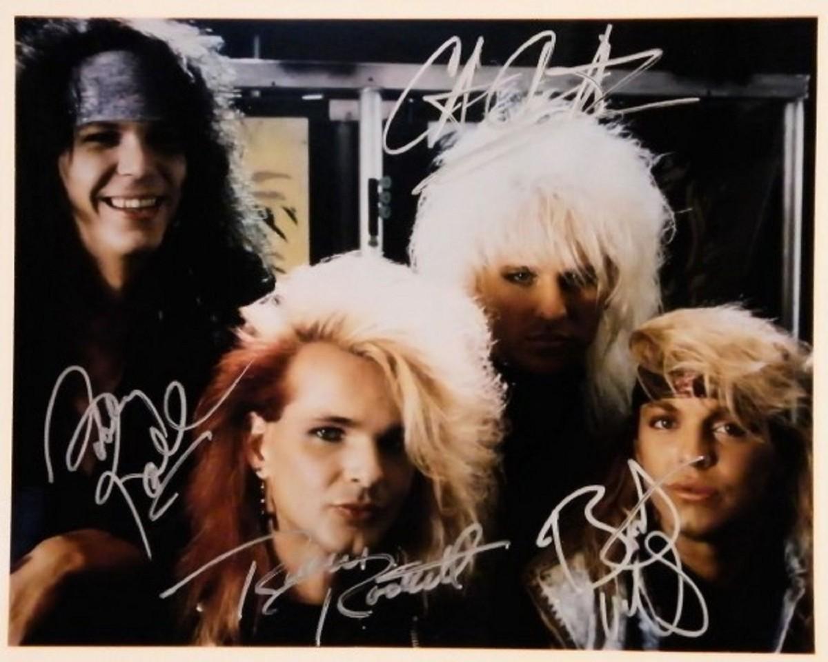Poison signed promo photo | EstateSales.org