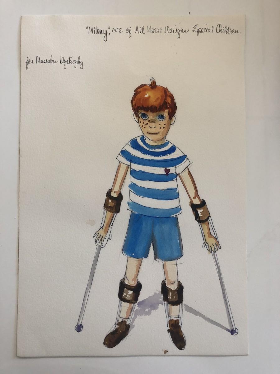 All Heart Designs Special Children Art - Mikey - For Muscular Dystrophy ...